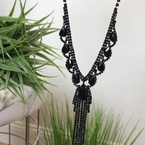 SHOPICANDIES | Jewelry | 3 Piece Black Diamond Cleavage Y Necklace Set ...